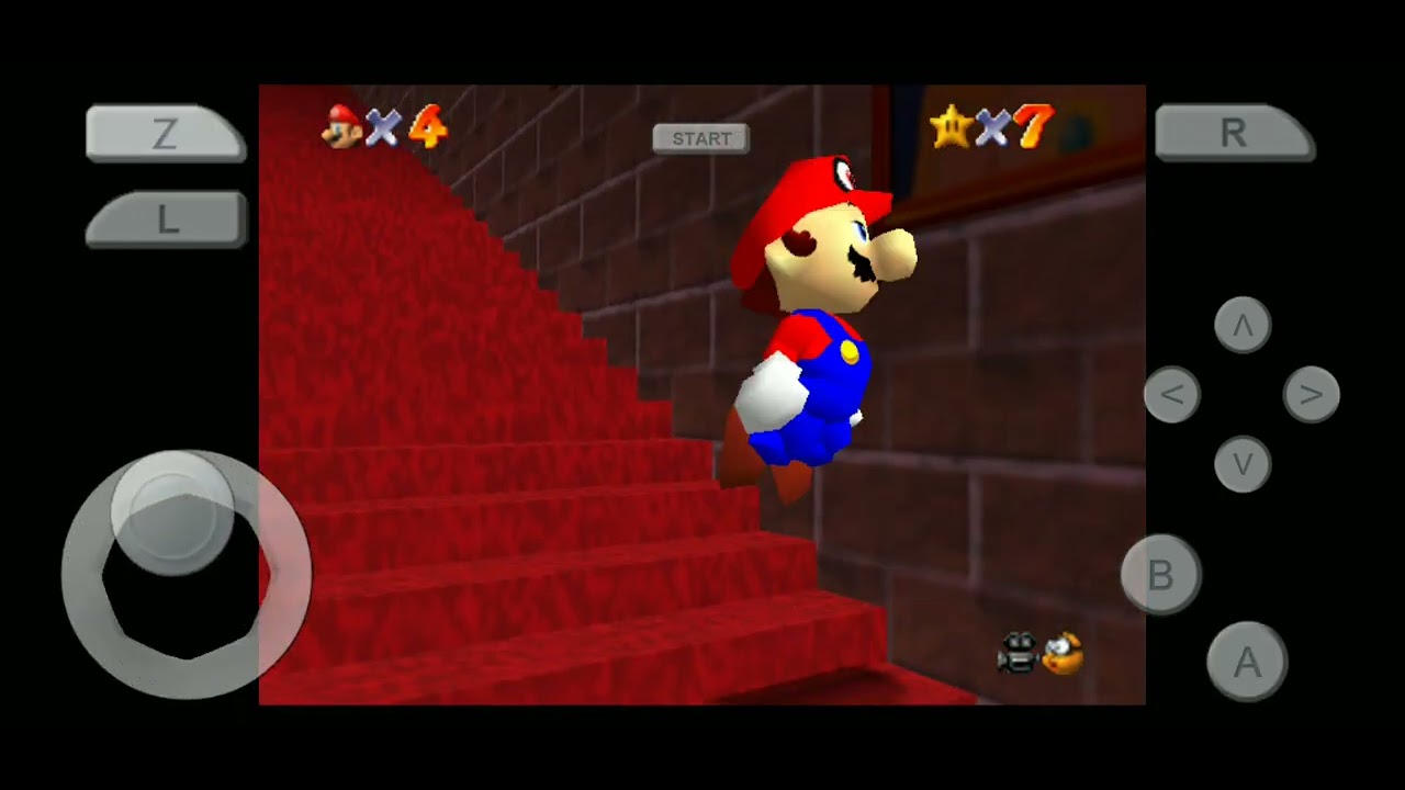 Haciendo el truco de las escaleras infinitas de super Mario 64 con ...