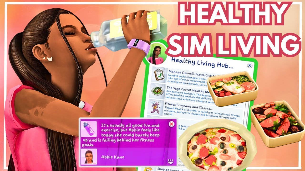 NEW SIMS 4 MODS HEALTHY SIM LIVING MOD - YouTube