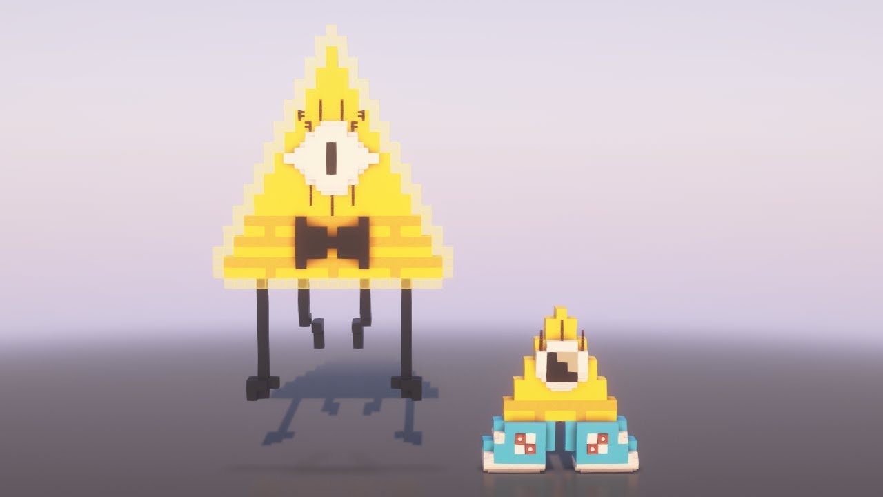 Bill Cipher - Gravity Falls - Minecraft Timelapse - YouTube