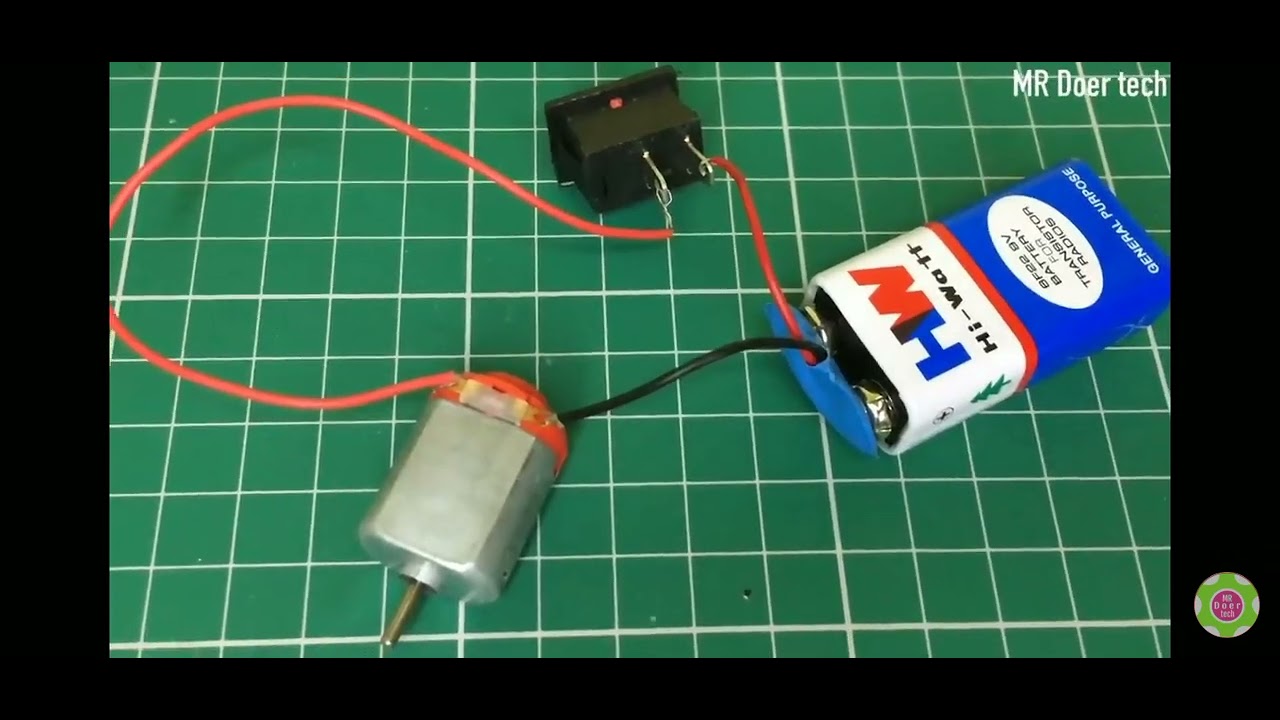 Diy creative motor fan - YouTube