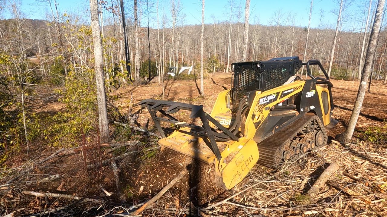 TABLE ROCK TEA - Just doing some forestry mulching - YouTube