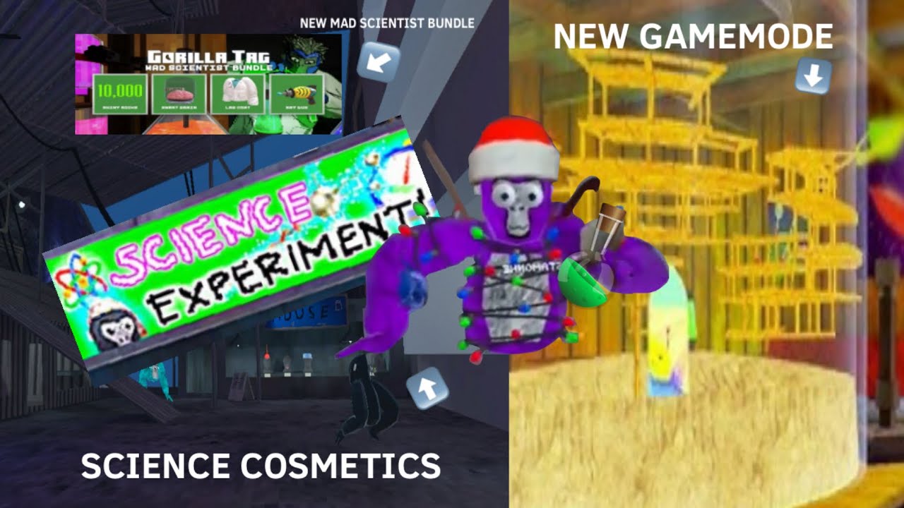 NEW GORILLA TAG SCIENCE UPDATE!!! - YouTube