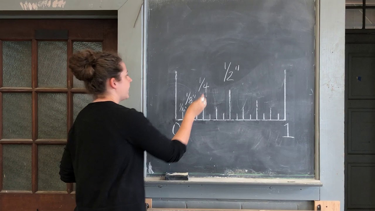 Refresher: How to Read a Ruler (with fractional addition). - YouTube