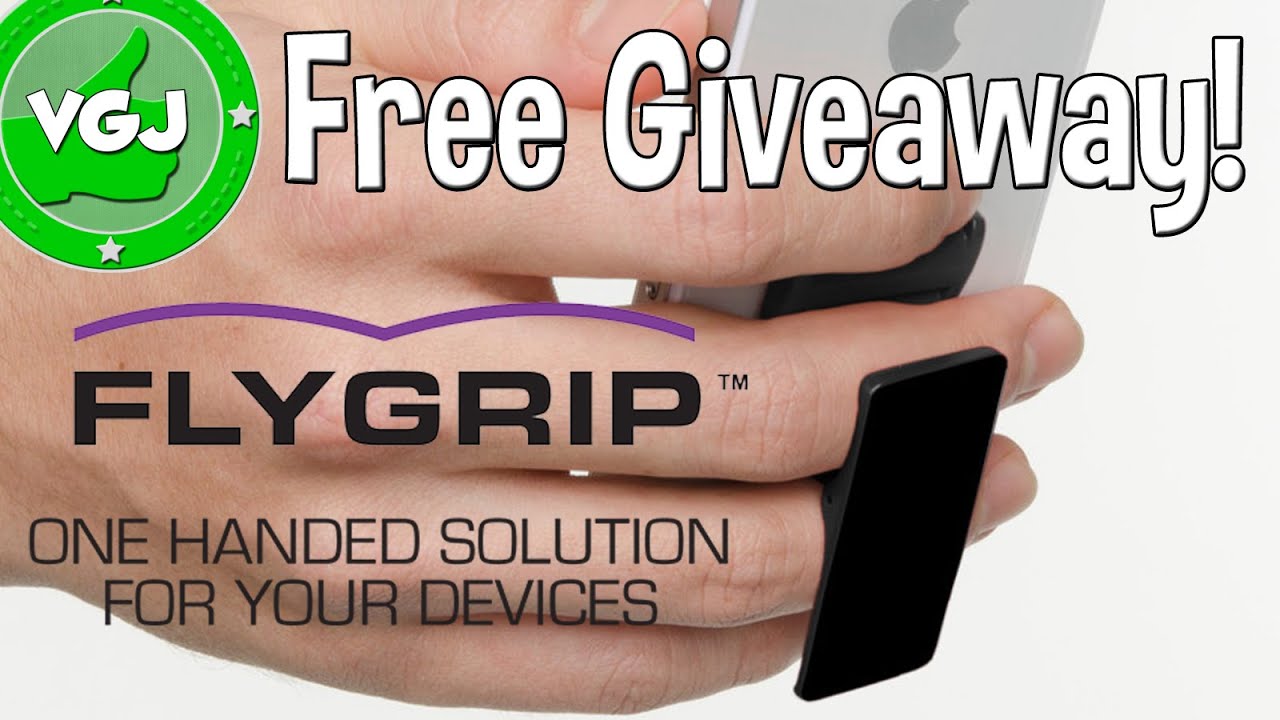 Free Worldwide Giveaway: FlyGrip One Handed Smartphone Solution - YouTube