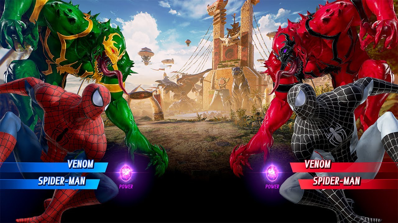 Tangled Webs: Spiderman & Venom vs Venom & Spiderman - Marvel vs Capcom ...