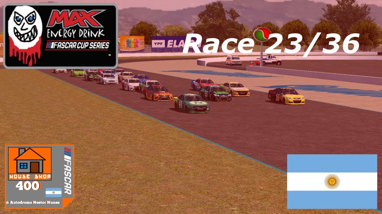 MAX Energy Drink FASCAR Cup Series Season 1 Race 23/36 | House Shop 400 ...