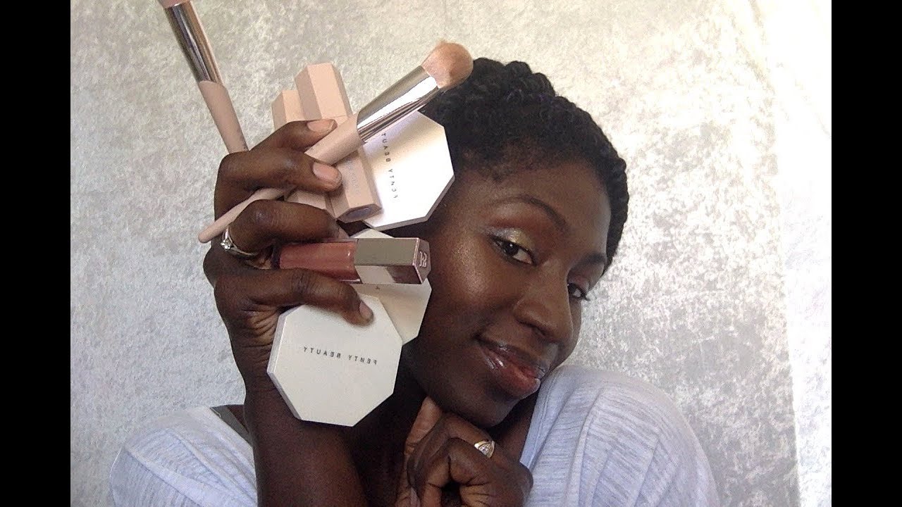 Fenty Beauty Rihanna First Impressions Review Dark Skin Youtube