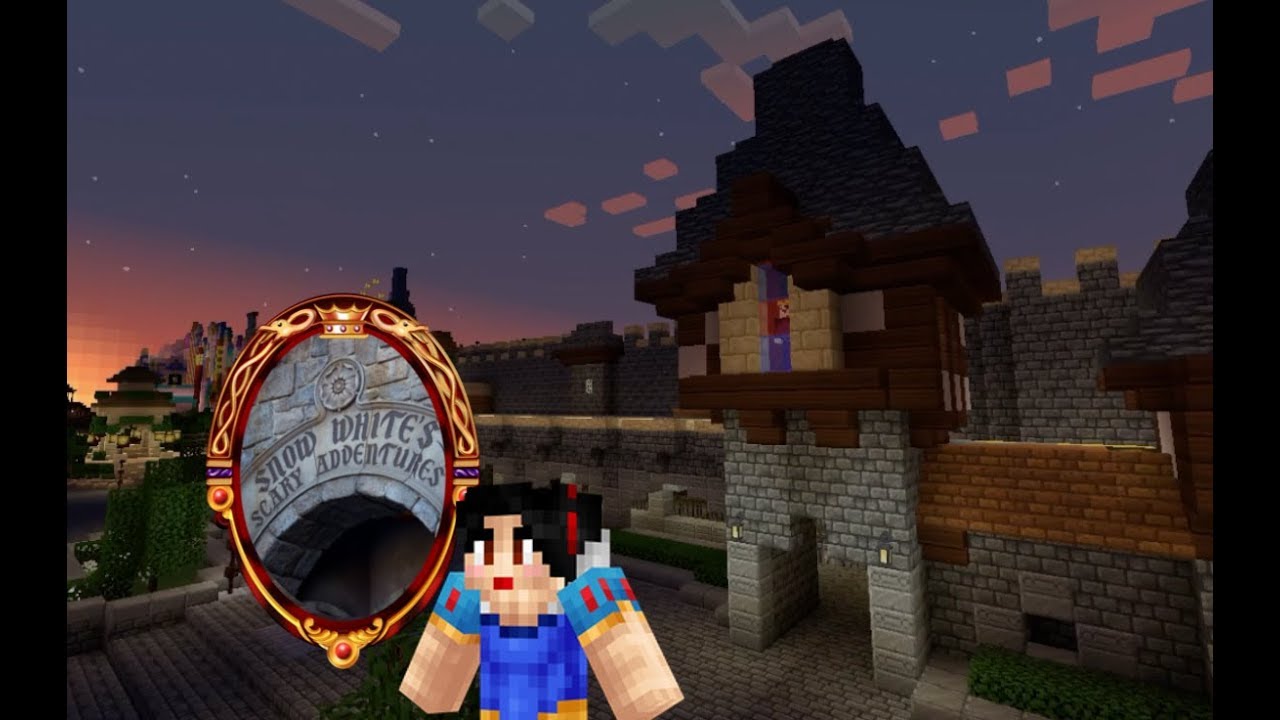 Minecraft - Snow White's Scary Adventures (Disneyland Paris) - YouTube