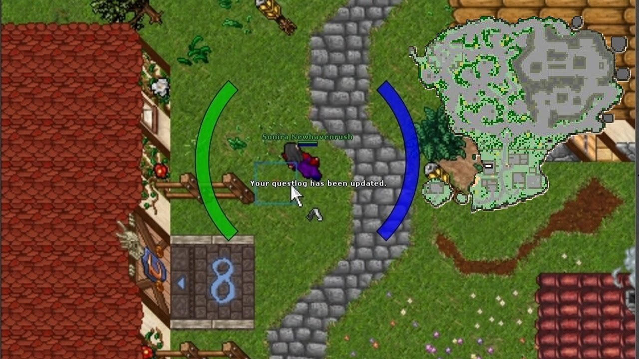 Tibia Newhaven speedrun level8, 5 minuts into the mainland - YouTube
