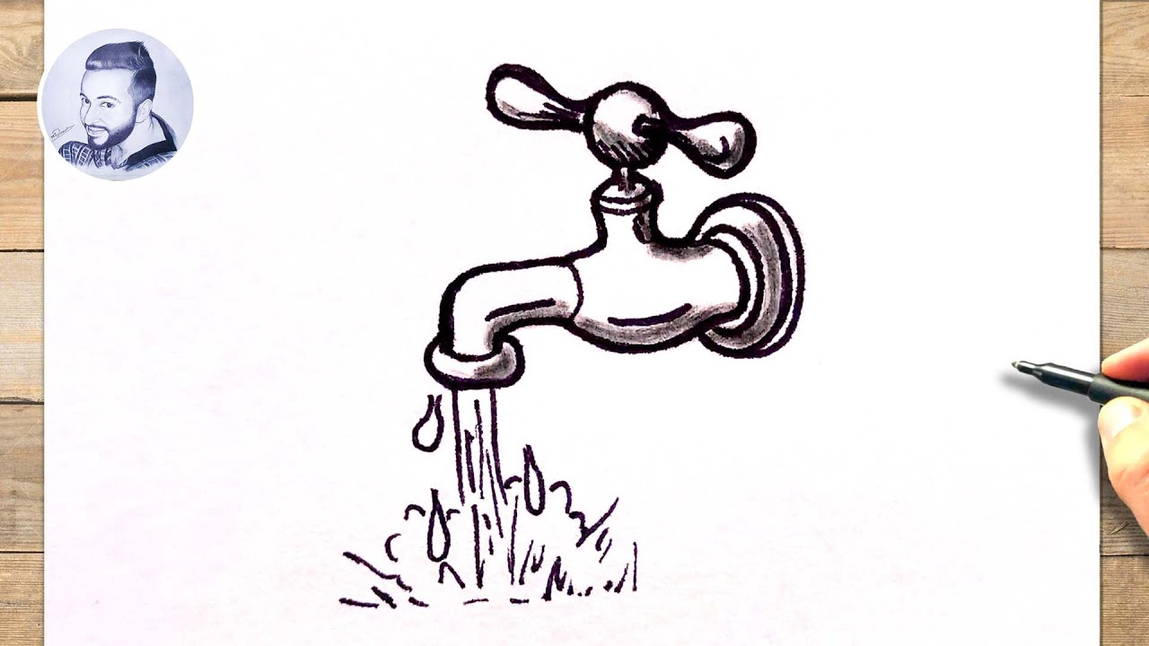 Dessin D'eau Qui Coule 2 091 Eau Qui Coule High Res Illustrations