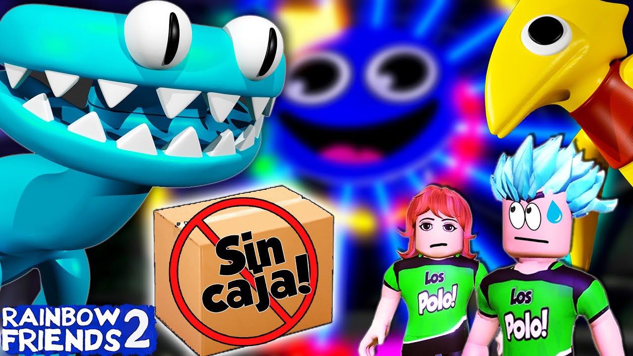 Los Polo en RAINBOW FRIENDS 2 SIN CAJA... Sale Mal - YouTube