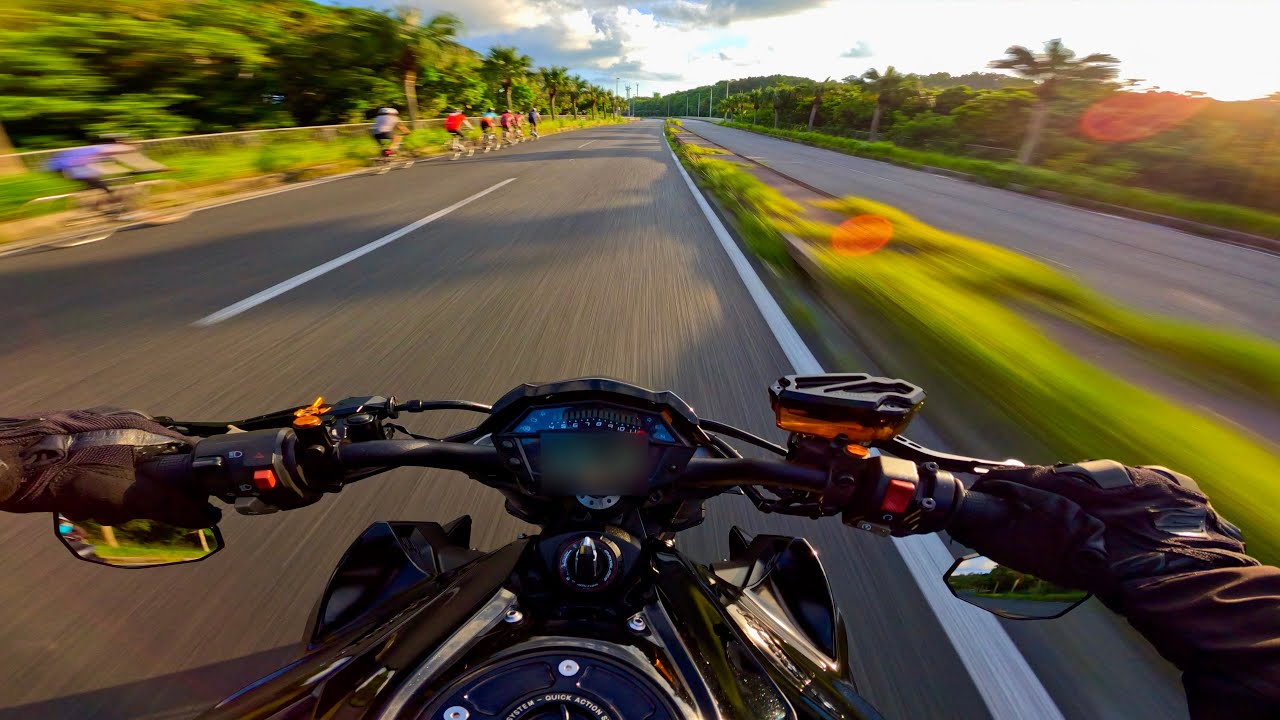Raw sound | Motorcycle ride | Full exhaust | Kawasaki Z1000 - YouTube