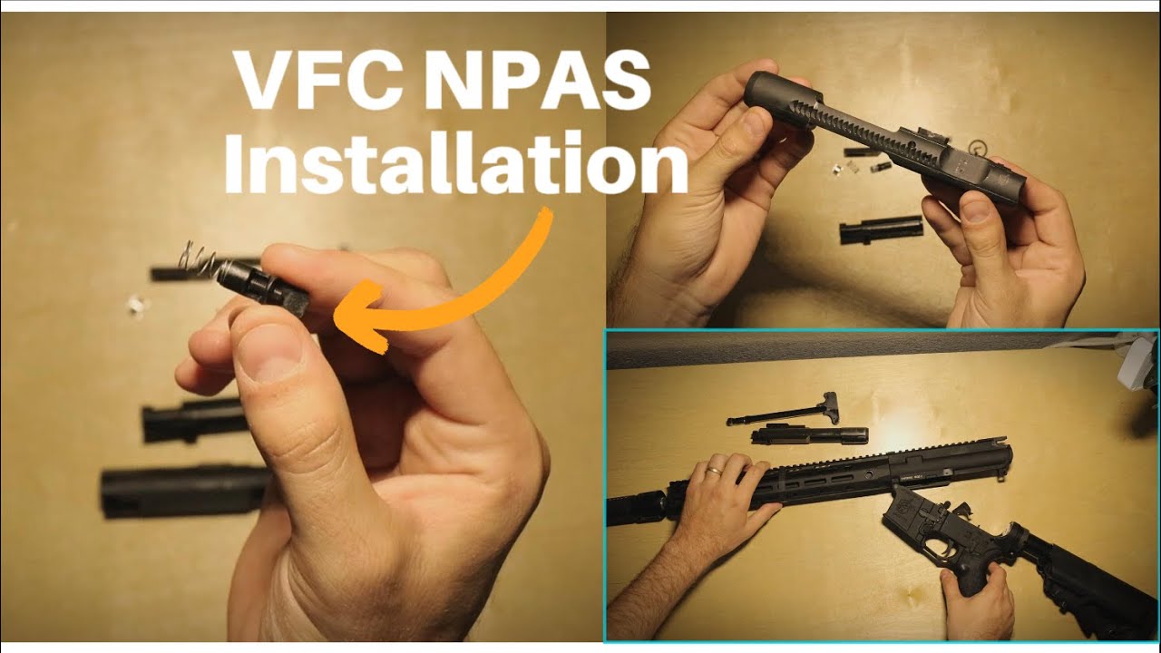 KAC SR16 VFC V3 NPAS Installation [Knight's Armament Airsoft] - YouTube