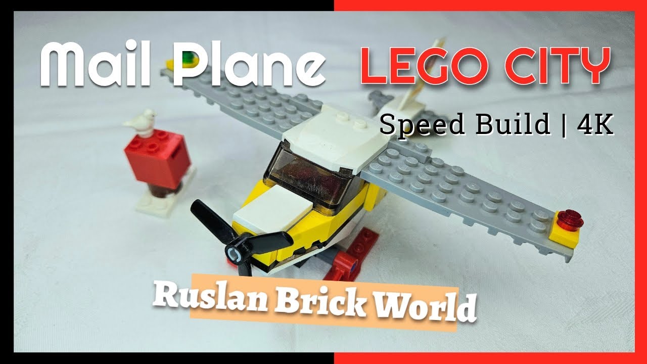 LEGO CITY: Mail Plane 60250 Speed Build | 4K - YouTube