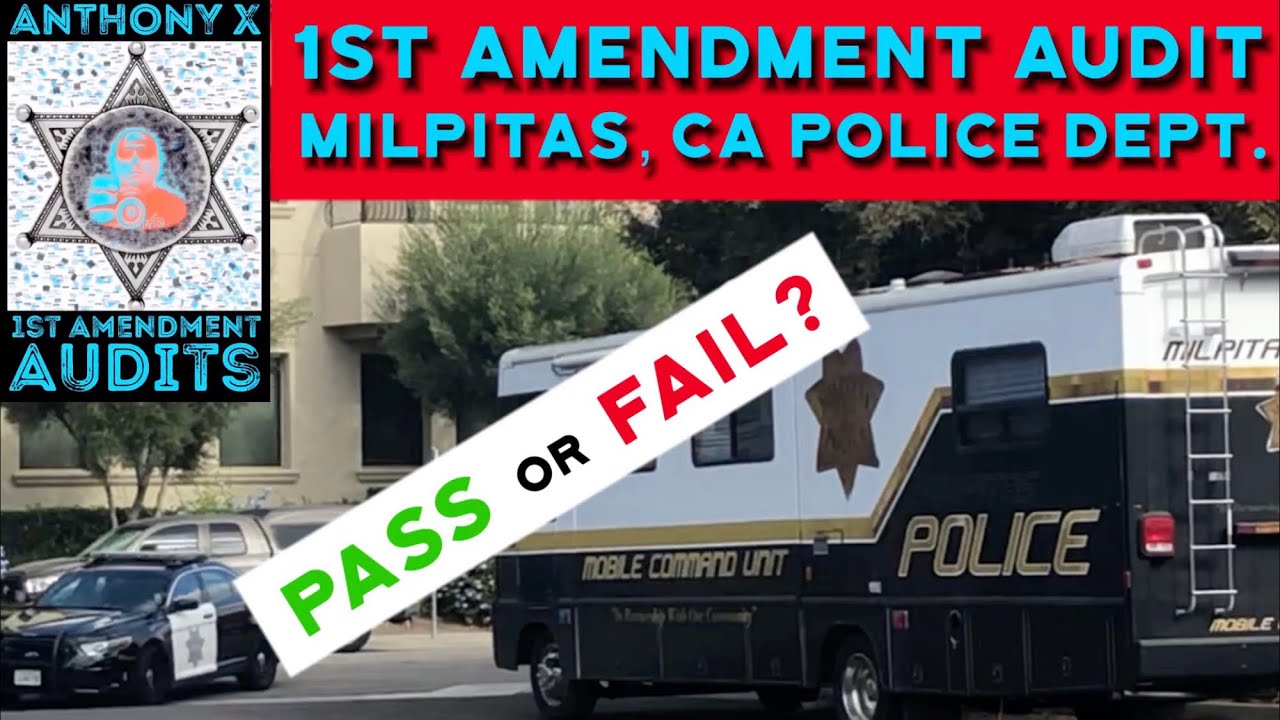 1st Amendment Audit Milpitas, CA Police Department - YouTube