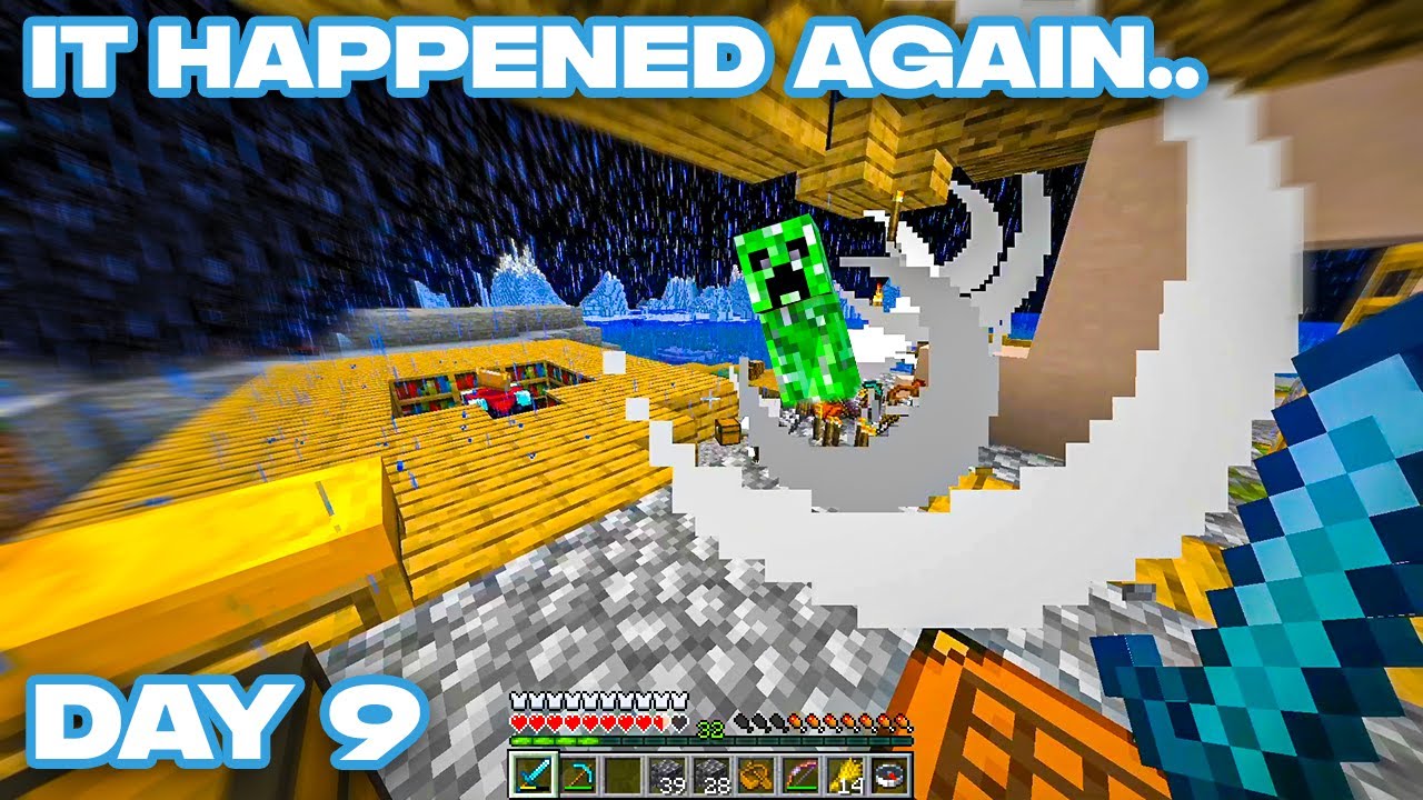 Minecraft, but I'm beating it for the first time.. Day 9 - YouTube