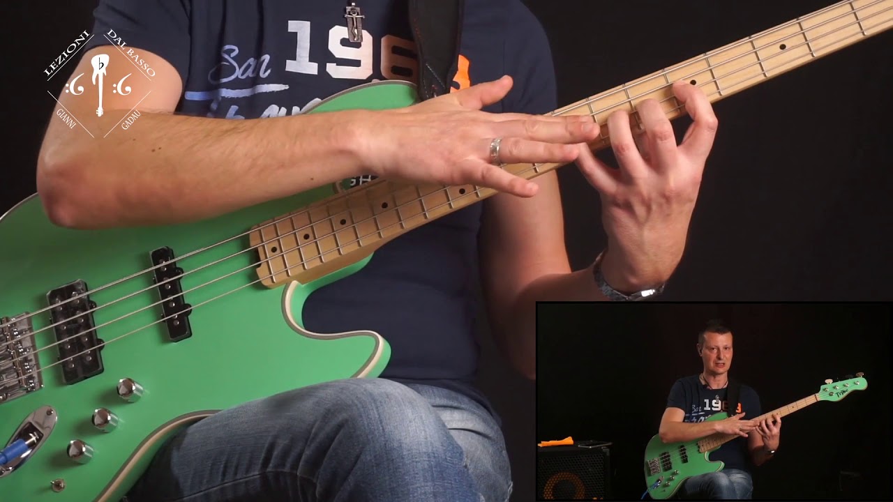 "LEZIONI DAL BASSO" - Impostazione base mano che sta sul manico! 5° lez ...