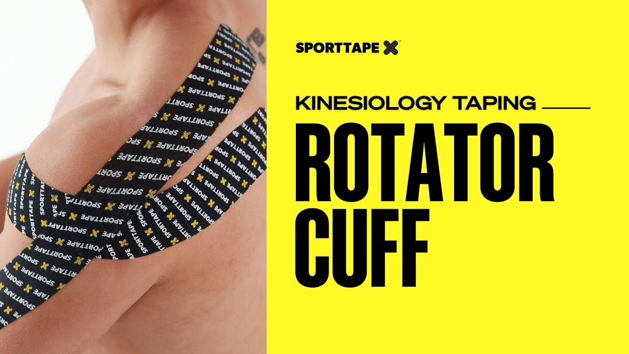 How to Tape Rotator Cuff | Kinesiology Tape for Shoulder Stability ...