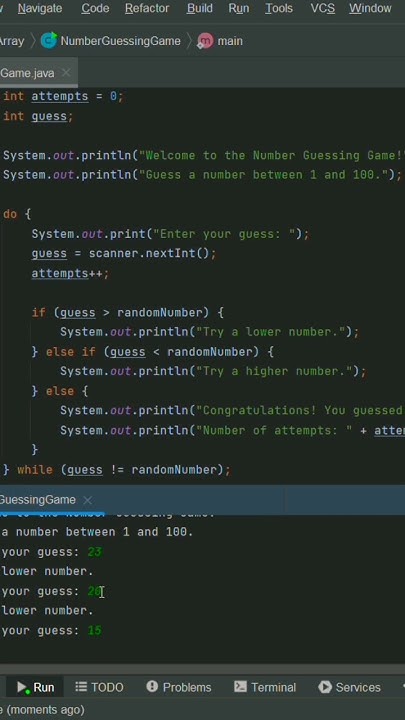 Random number Guessing Game in java programming #java #coding #javaforbeginners #education - YouTube