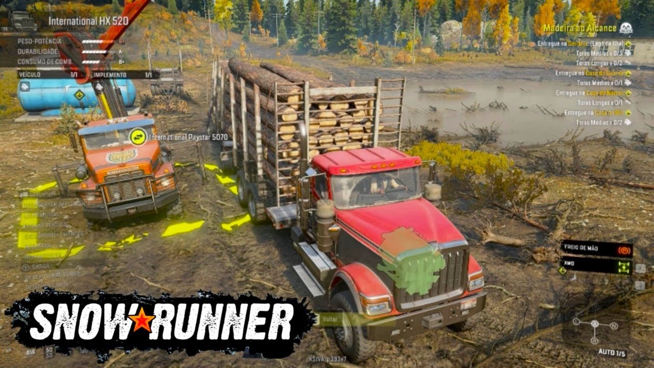 Snow Runner Michigan - Represa de Smithville: Madeira ao Alcance ...