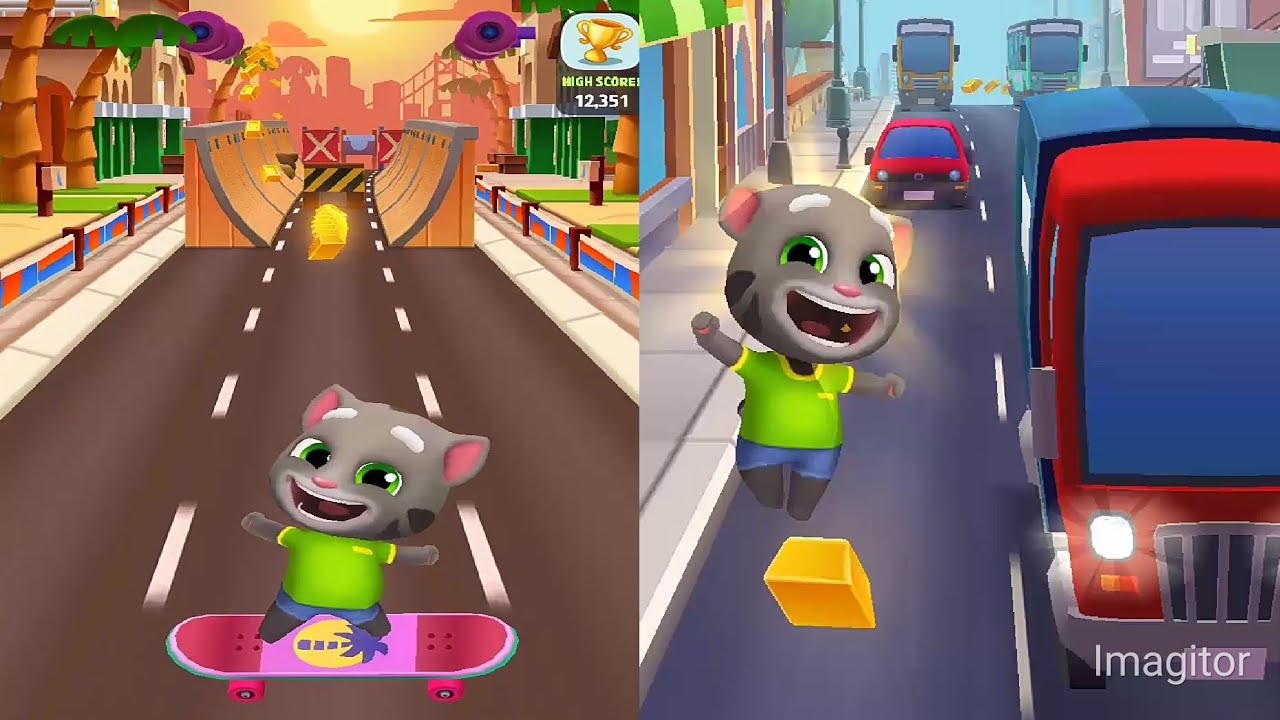 tom sweet cartoon ️ ️ Talking tom Gold run smart cartoon game | Games ...