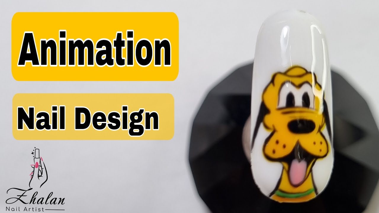 Animation Nail Design 💅 🐕 - YouTube