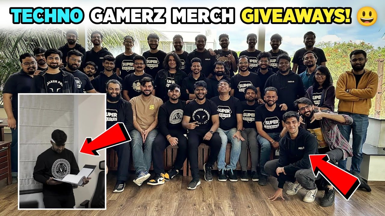 TECHNO GAMERZ || Merch Giveaways 😃🔥 - YouTube