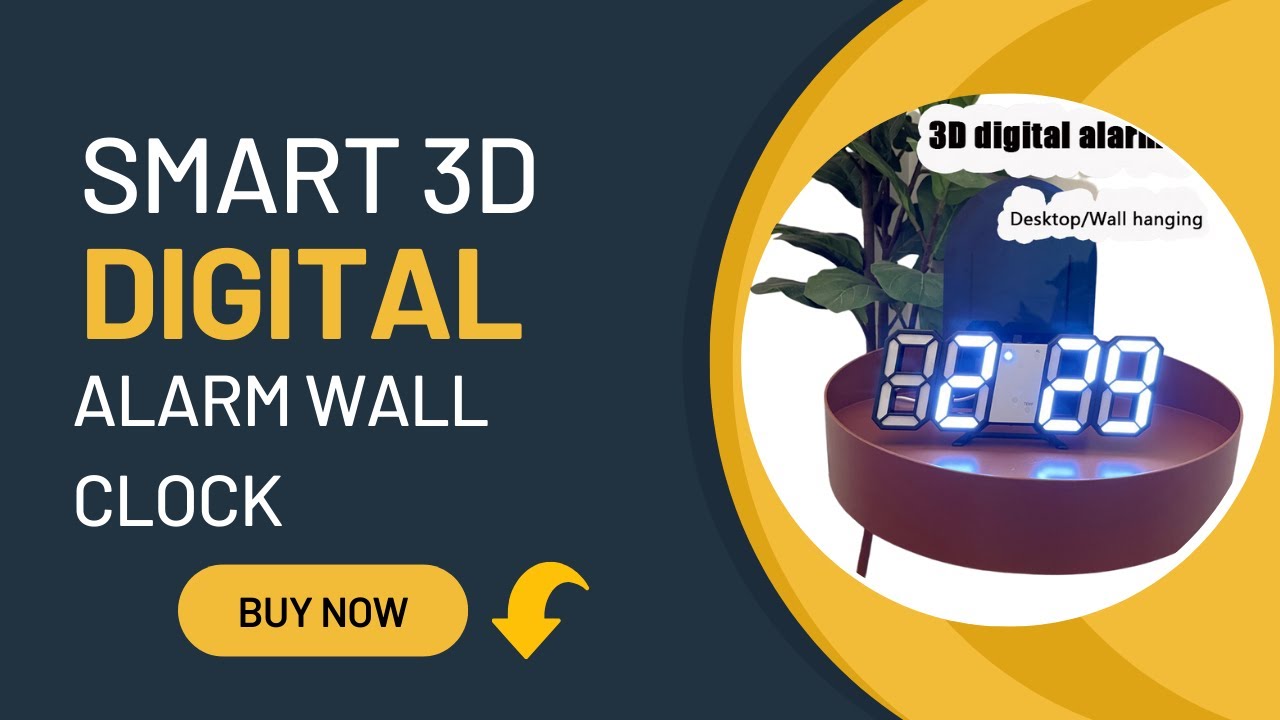 Smart 3D Digital Alarm Clock: Unbelievable Features Revealed! - YouTube