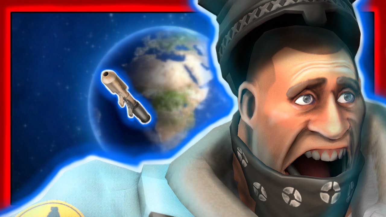 [TF2] Soldier got (air-)blasted into space - YouTube