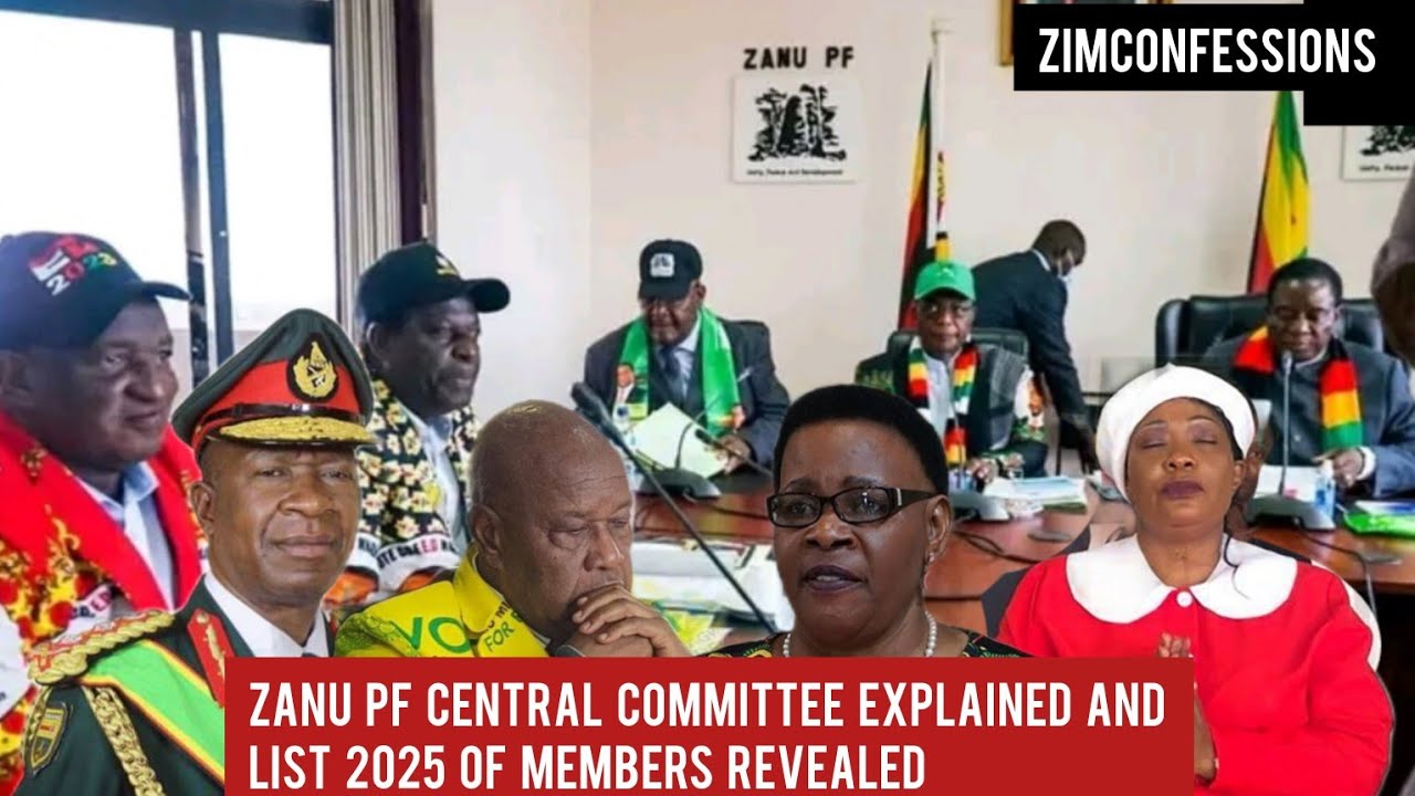 Zanu pf central committee Explained And List 2025 Of Members Revealed ...