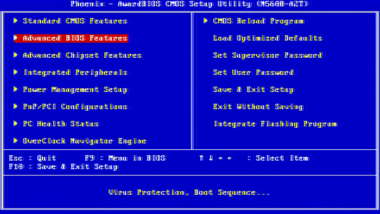 Computer Bios Video Capture - YouTube