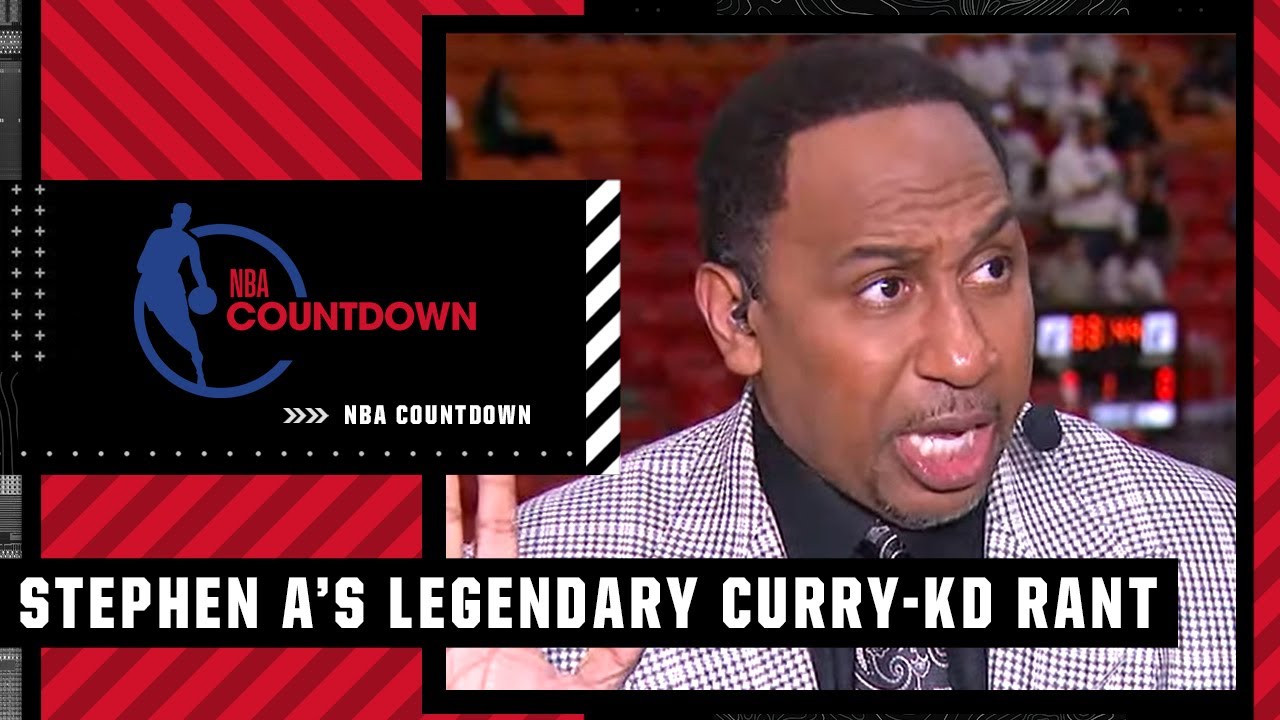 THIS 👏 IS 👏 KEVIN 👏 DURANT👏‼️ Stephen A. DOUBLES-DOWN on KD vs. Steph ...