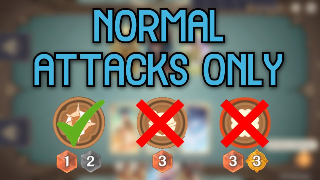 Winning In TCG Using ONLY NORMAL ATTACKS - YouTube