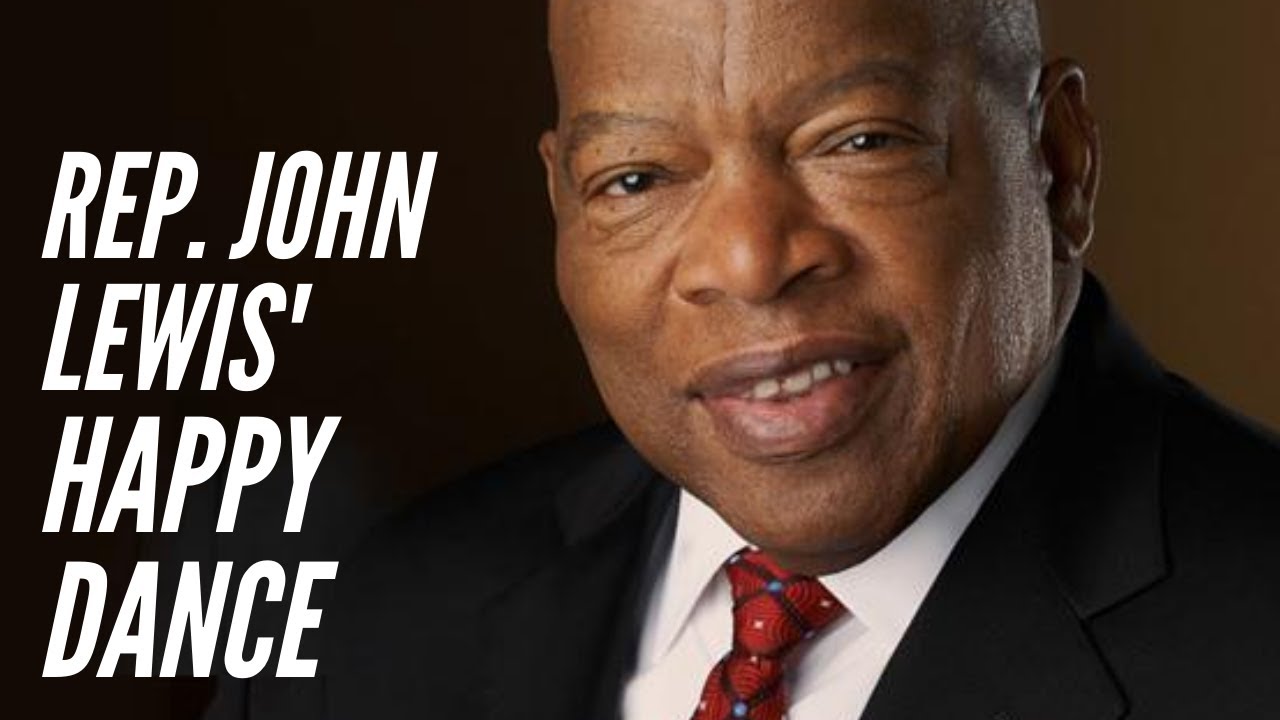 Congressman JOHN ROBERT LEWIS joyfully dancing to 'Happy' - YouTube