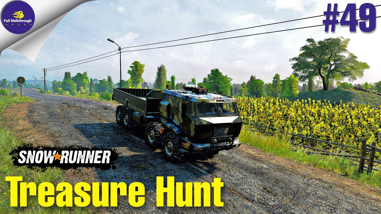 SNOWRUNNER - Season 8 | Treasure Hunt Full Gameplay Walkthrough (no ...