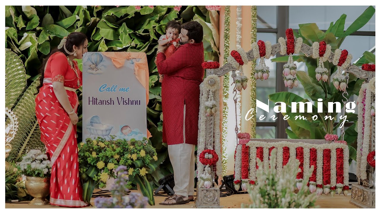 HITANSH VISHNU l- #namingceremony #candidvideo - YouTube