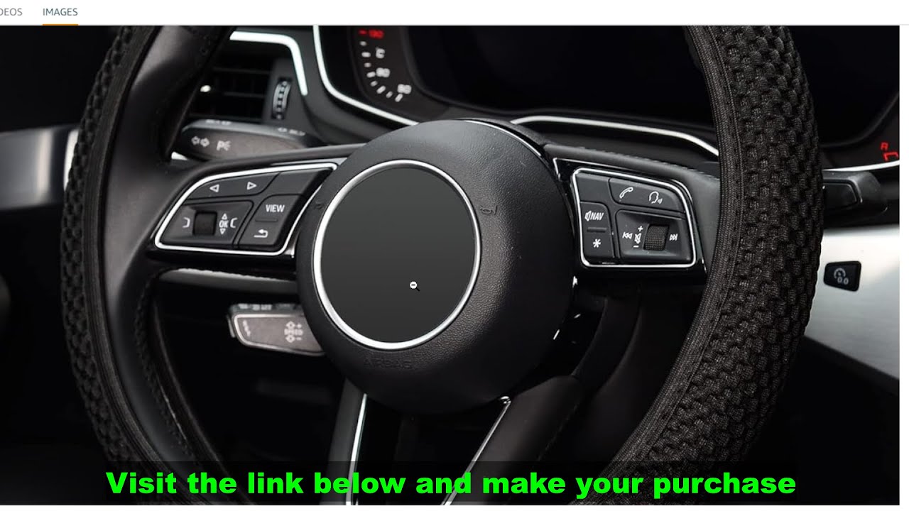 KAFEEK Elastic Stretch Steering Wheel Cover,Warm in Winter and Cool in ...