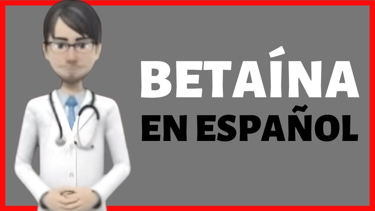BETAÍNA, betaine hydrochloride review en ESPAÑOL - YouTube