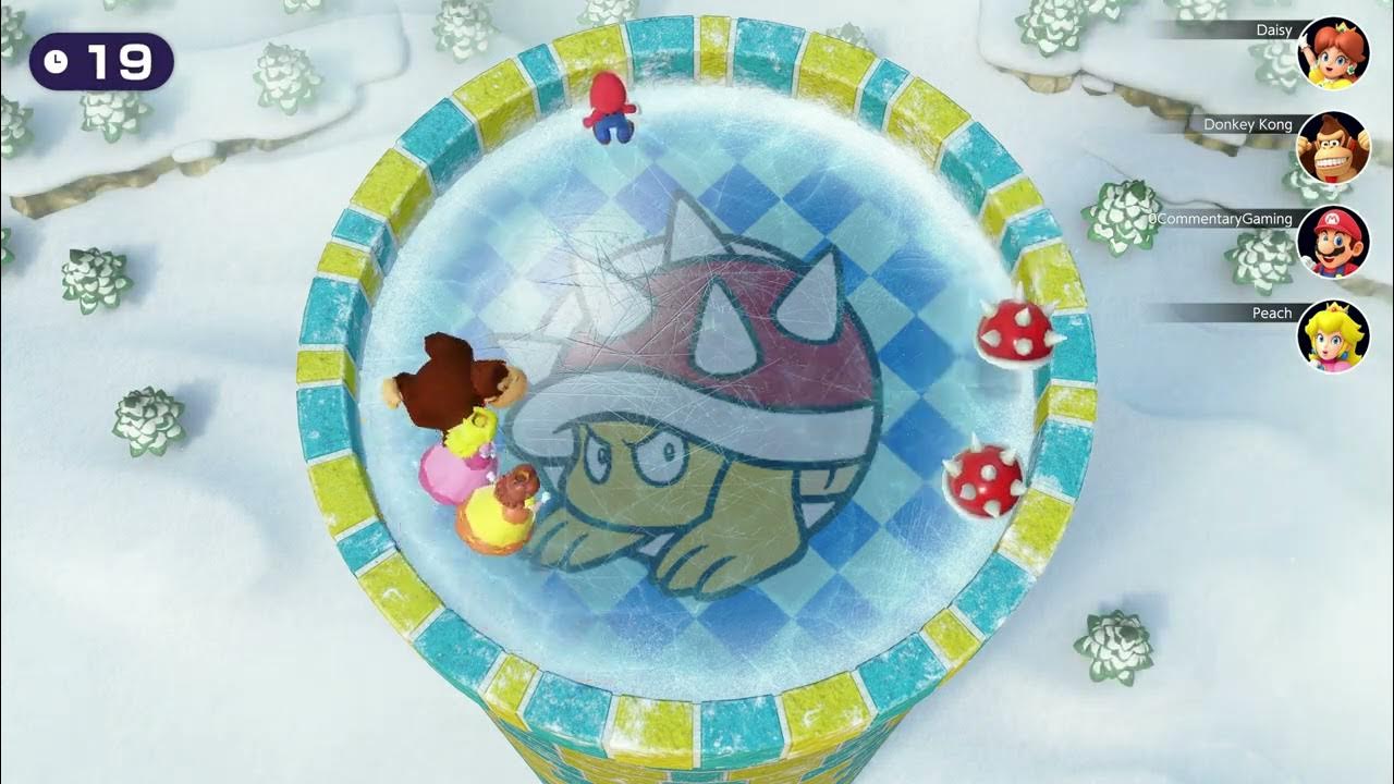 Ice Rink Risk (3) - Mario Party Superstars Minigame - YouTube