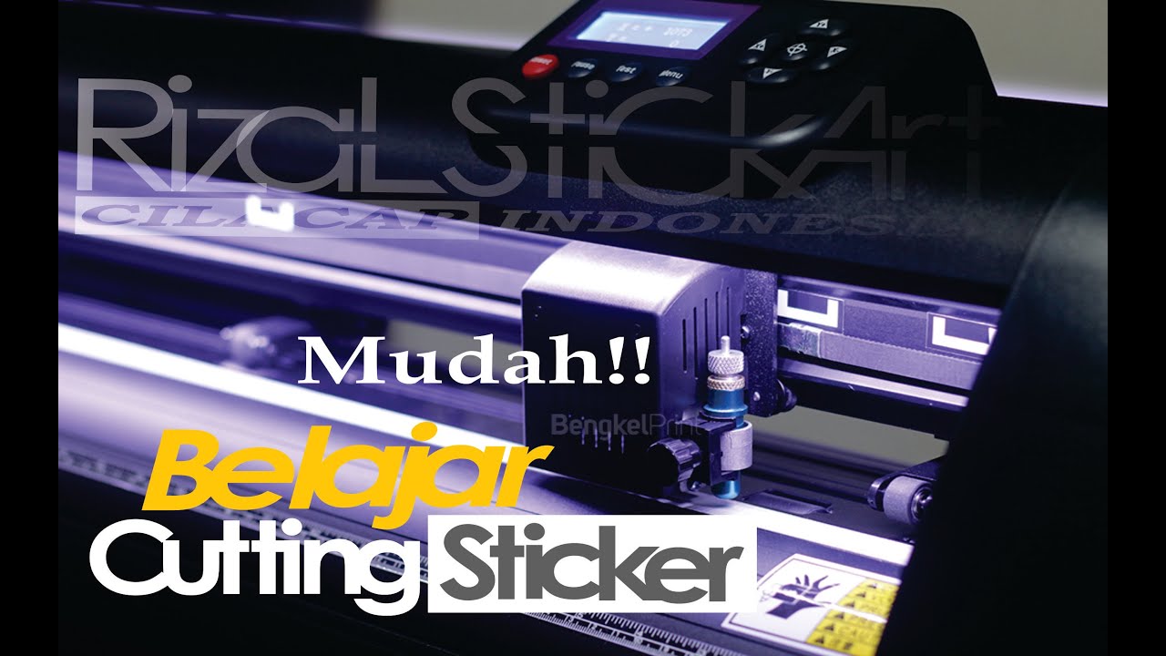 (Belajar cutting sticker,)MUDAH CARA MEMBUT STIKER CUTTING/ STIKER ...