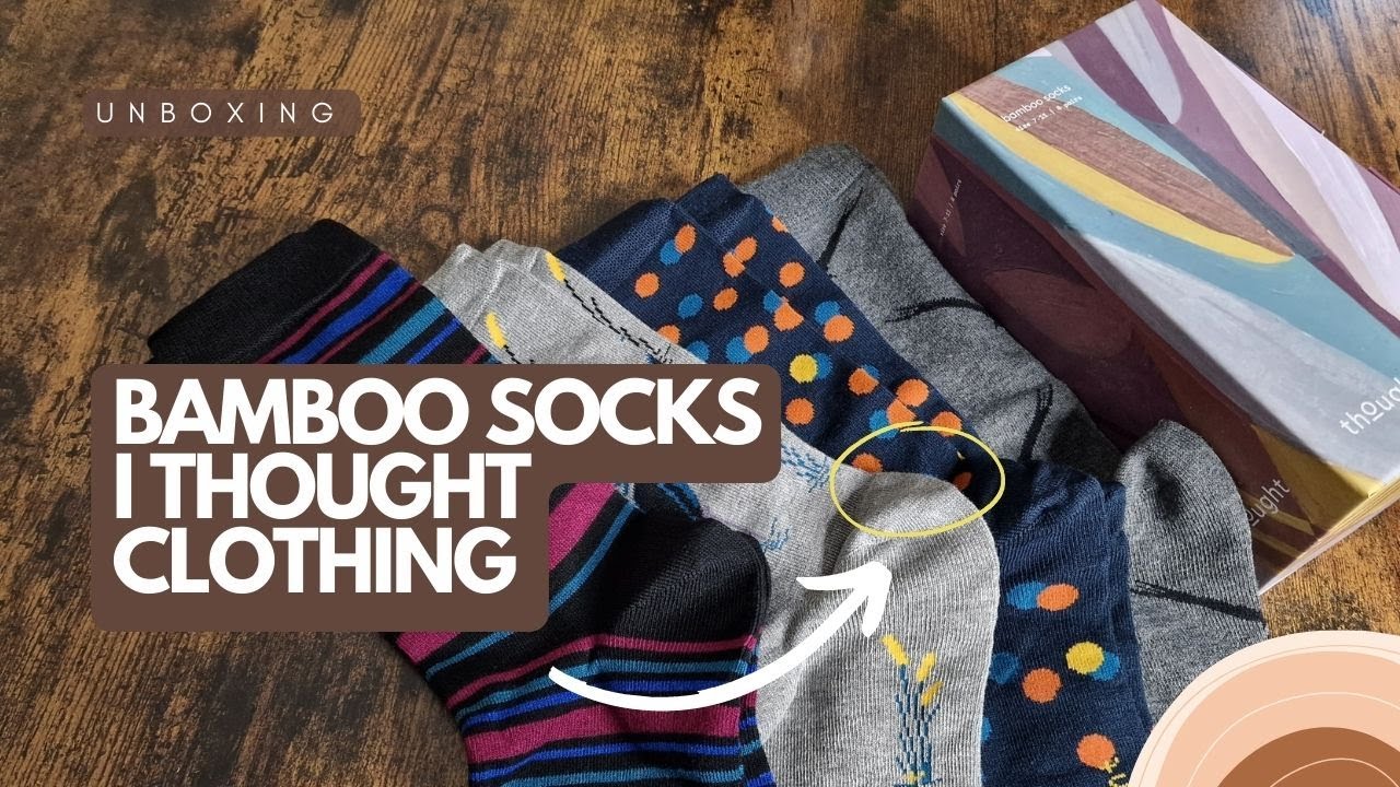 1 Minute ( ish) Unboxing | Bamboo Socks by Thought Clothing - YouTube