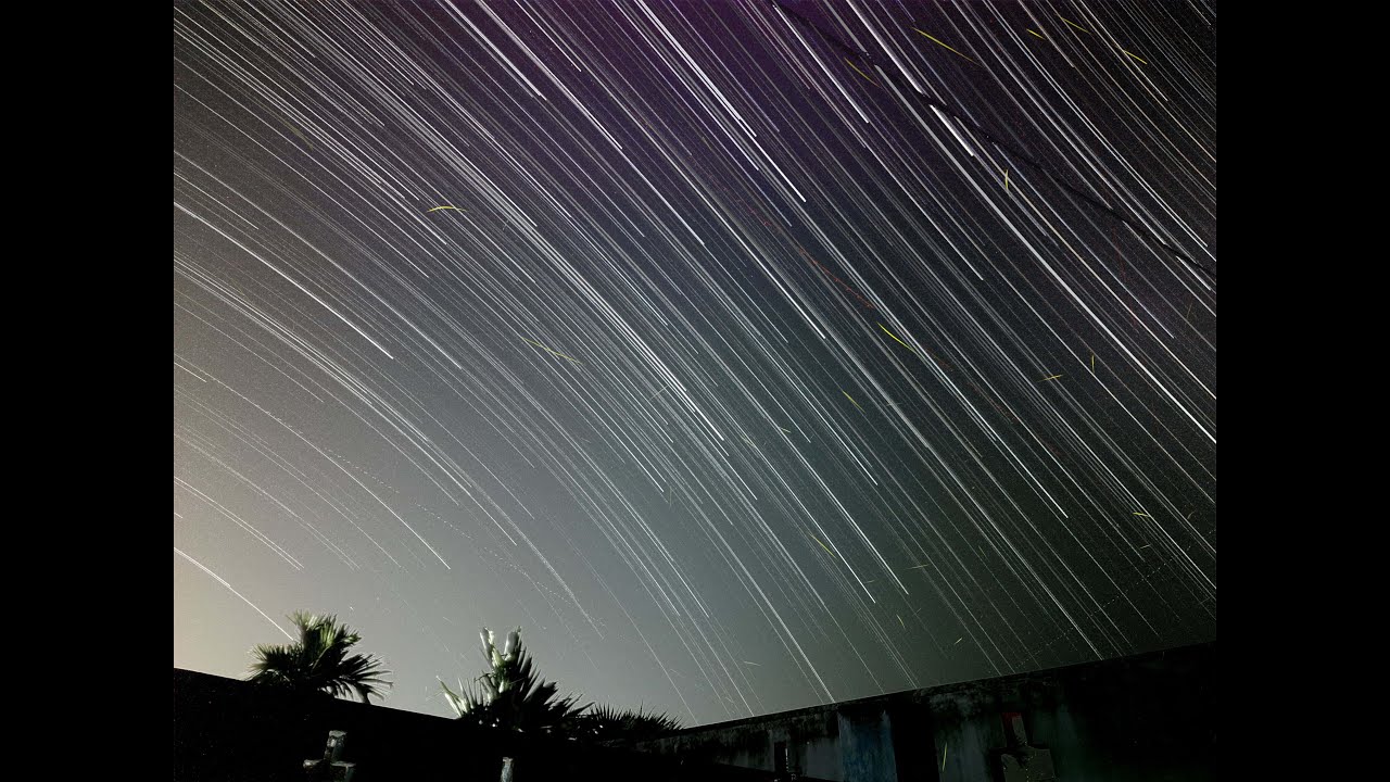 [4K] Starlapse with faint Milky way galaxy (shoot on mobile) - YouTube