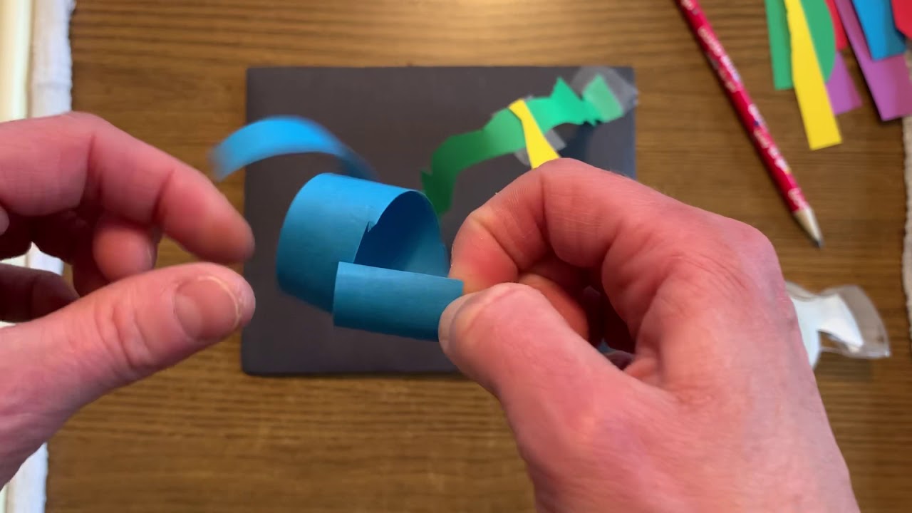 Abstract simple paper sculpture - YouTube