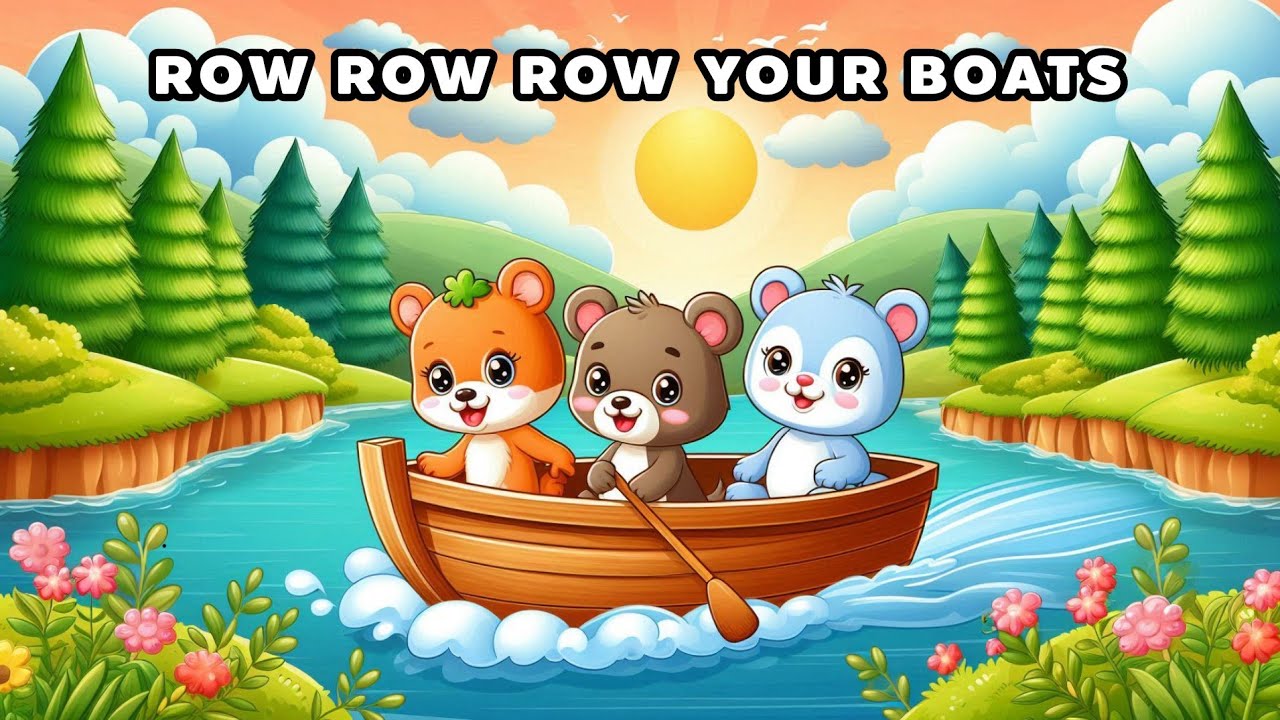 Row Row Row Your Boats | Children Songs | Nursery Rhymes & Kids Songs ...