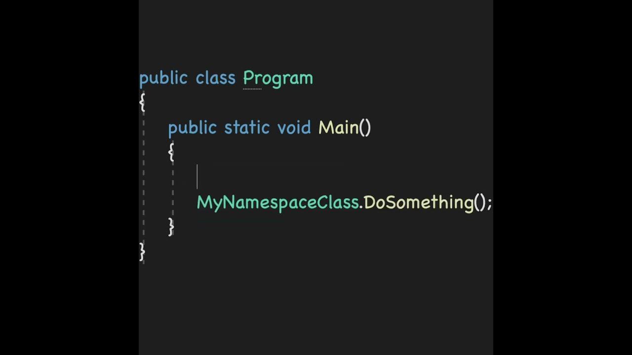 How to Shortcut Long Code Namespaces: Quick Coding Tip - YouTube