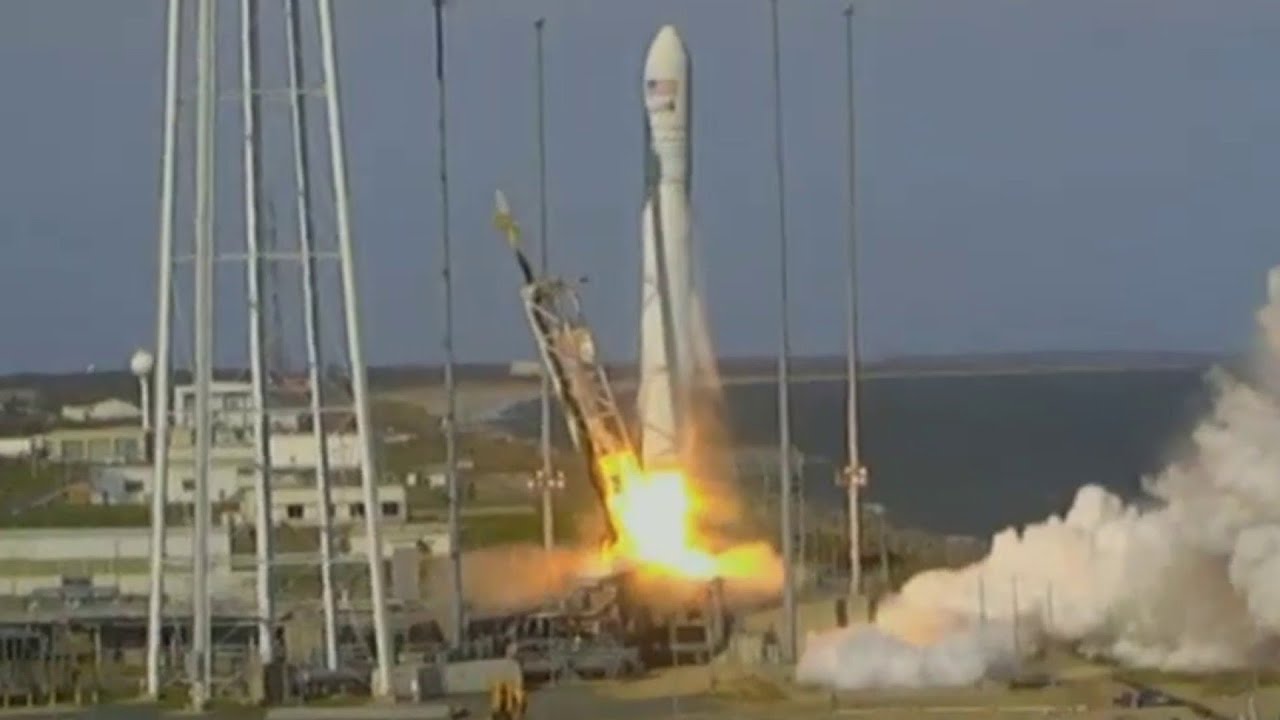 Northrop Grumman space station resupply launch - YouTube