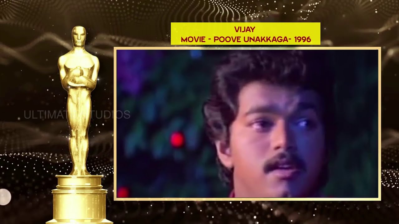 Vijay Birthday Special - 90's Awards 1990-1999 | Rajinikanth | Vijay ...
