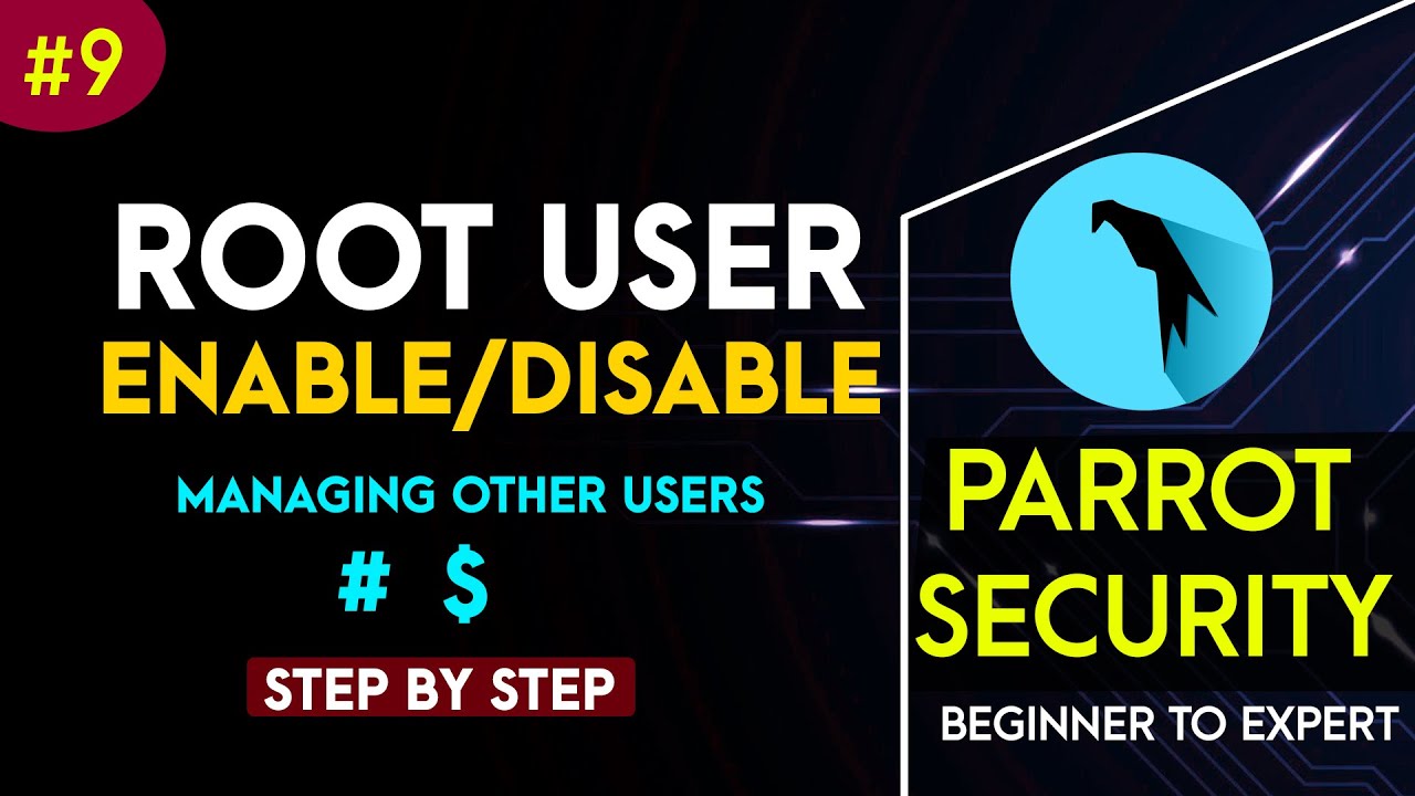 How To Enable Root User And Managing Other User Account In Parrot OS How To Enable Root User And Managing Other User Account In Parrot OS