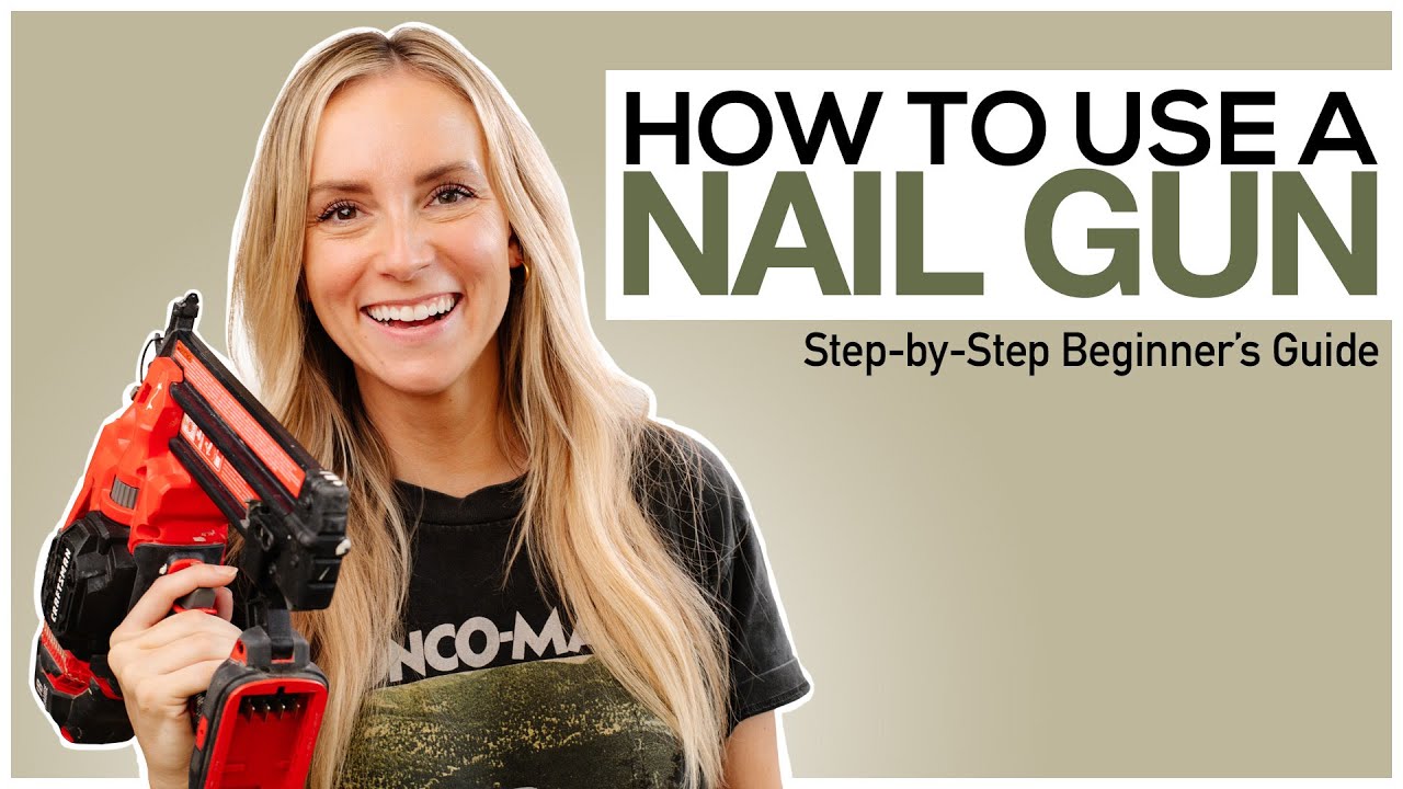 How To SAFELY Use A Nail Gun | DIY 101 - YouTube
