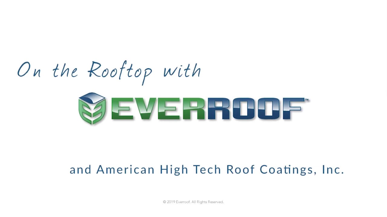 On the Rooftop with American High Tech Roof Coating - YouTube